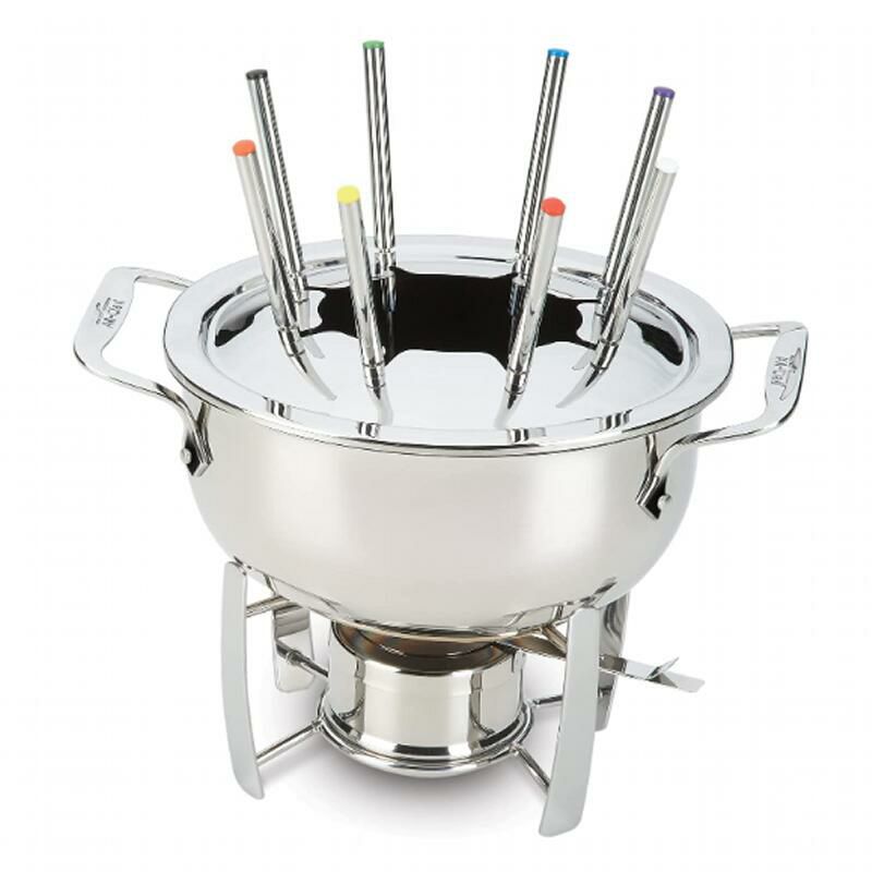 オールクラッド ステンレス チョコレート オイル チーズフォンデュセット All-Clad Stainless Fondue Pot with ...